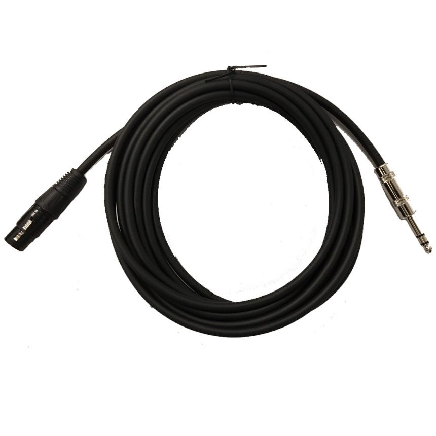 Cable cannon XLR H a Plug 1/4 balanceado de 10 metros – Crossroad