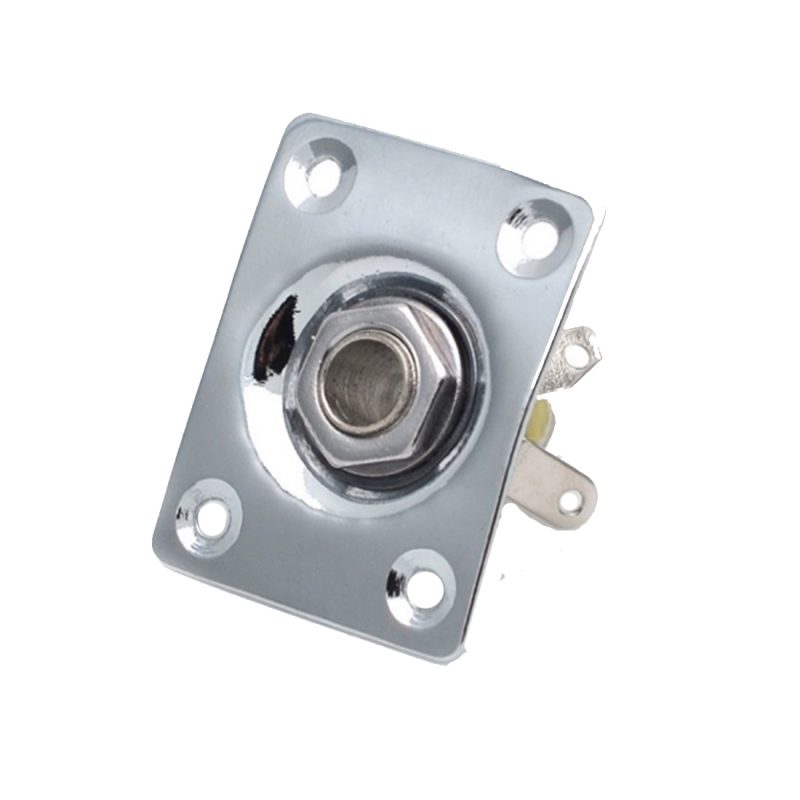 Conector jack con tapa Tipo LP, TL plateado – Crossroad