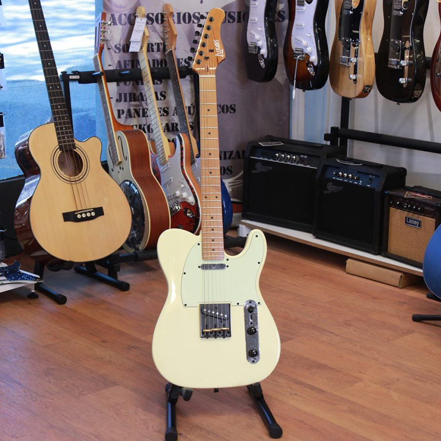 Guitarra Eléctrica TL Pro Luxars Vintage White Alnico 5 – Crossroad
